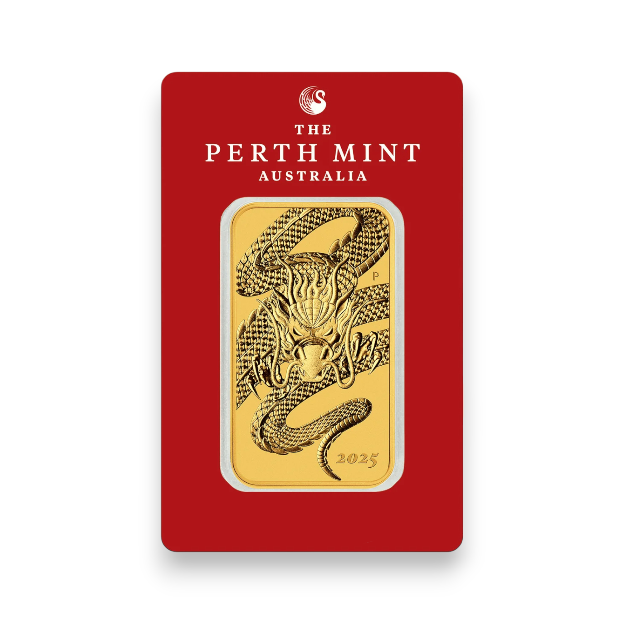 Buy 1 oz Gold Perth Mint Rectangular Dragon Coin (New in Assay) | PURE