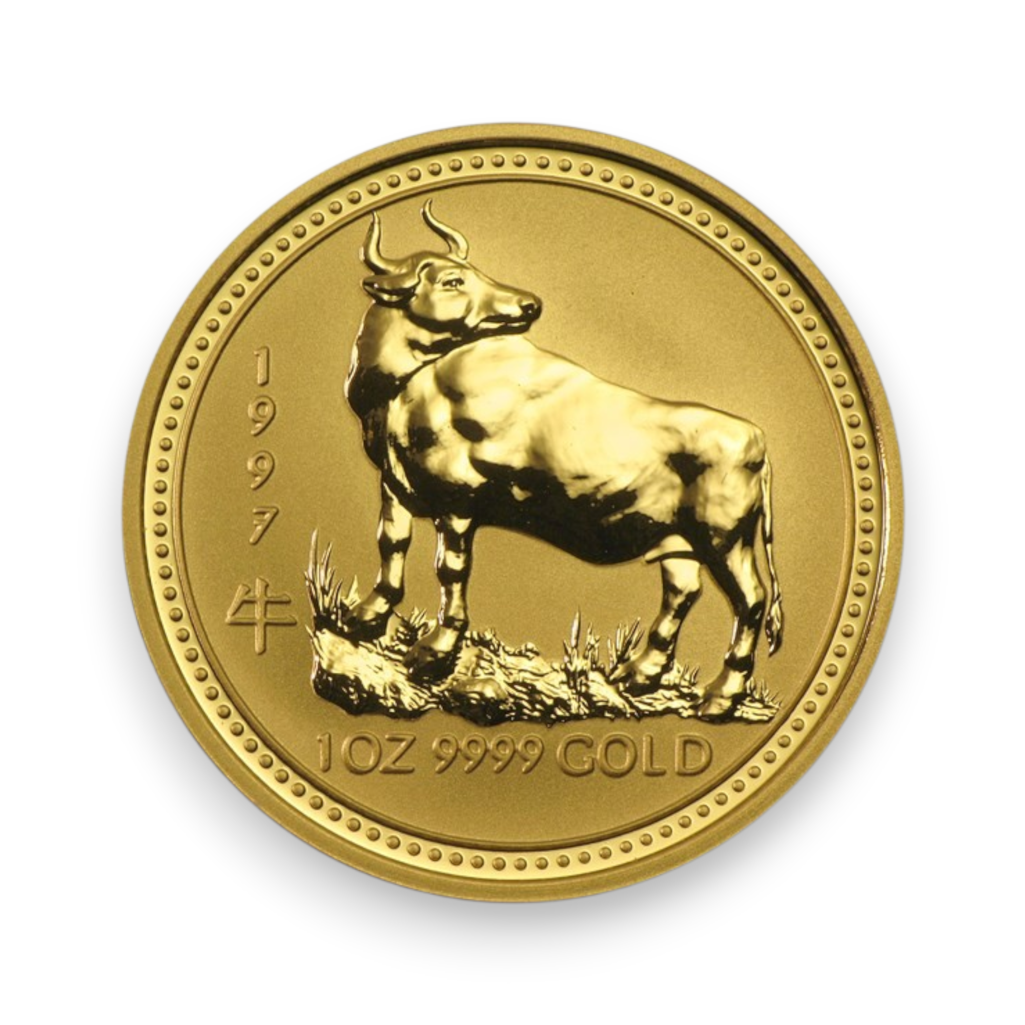 Buy 1997 Australia 1 oz Gold Lunar Ox BU (Series I) | PURE