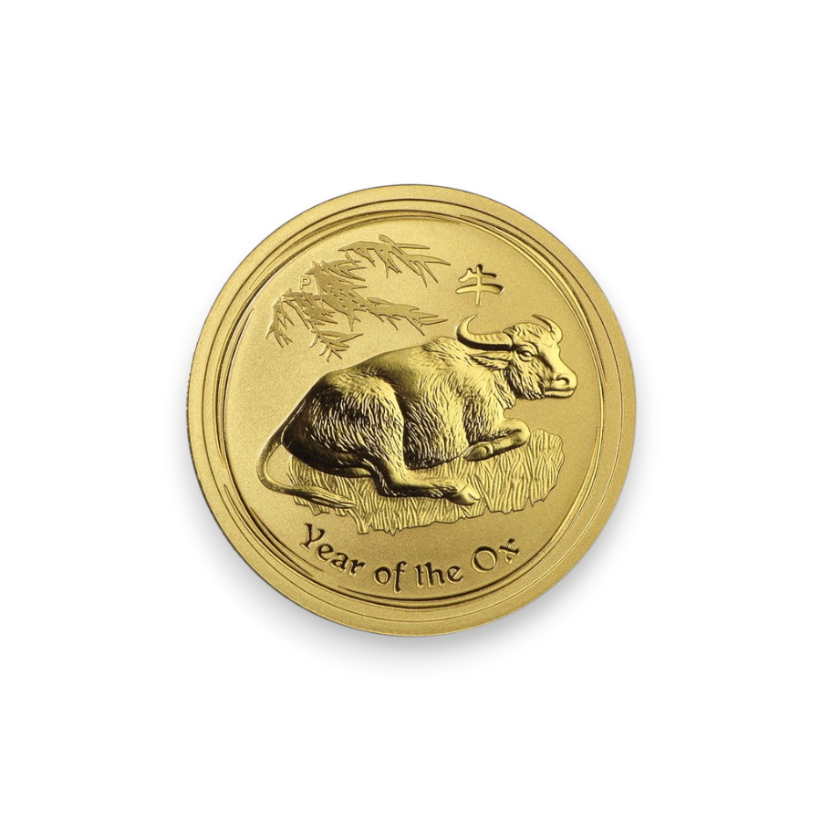 Buy 2009 Australia 1/2 oz Gold Lunar Ox BU (Series II) | PURE