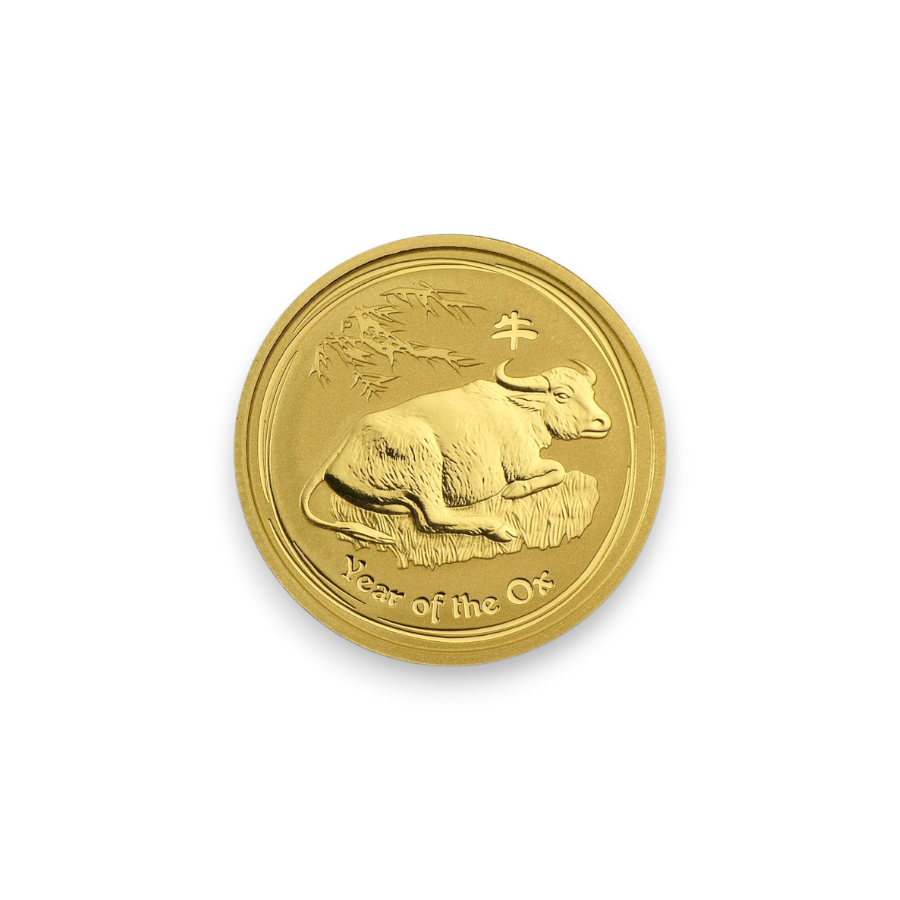 Buy 2009 Australia 1/4 oz Gold Lunar Ox BU (Series II) | PURE