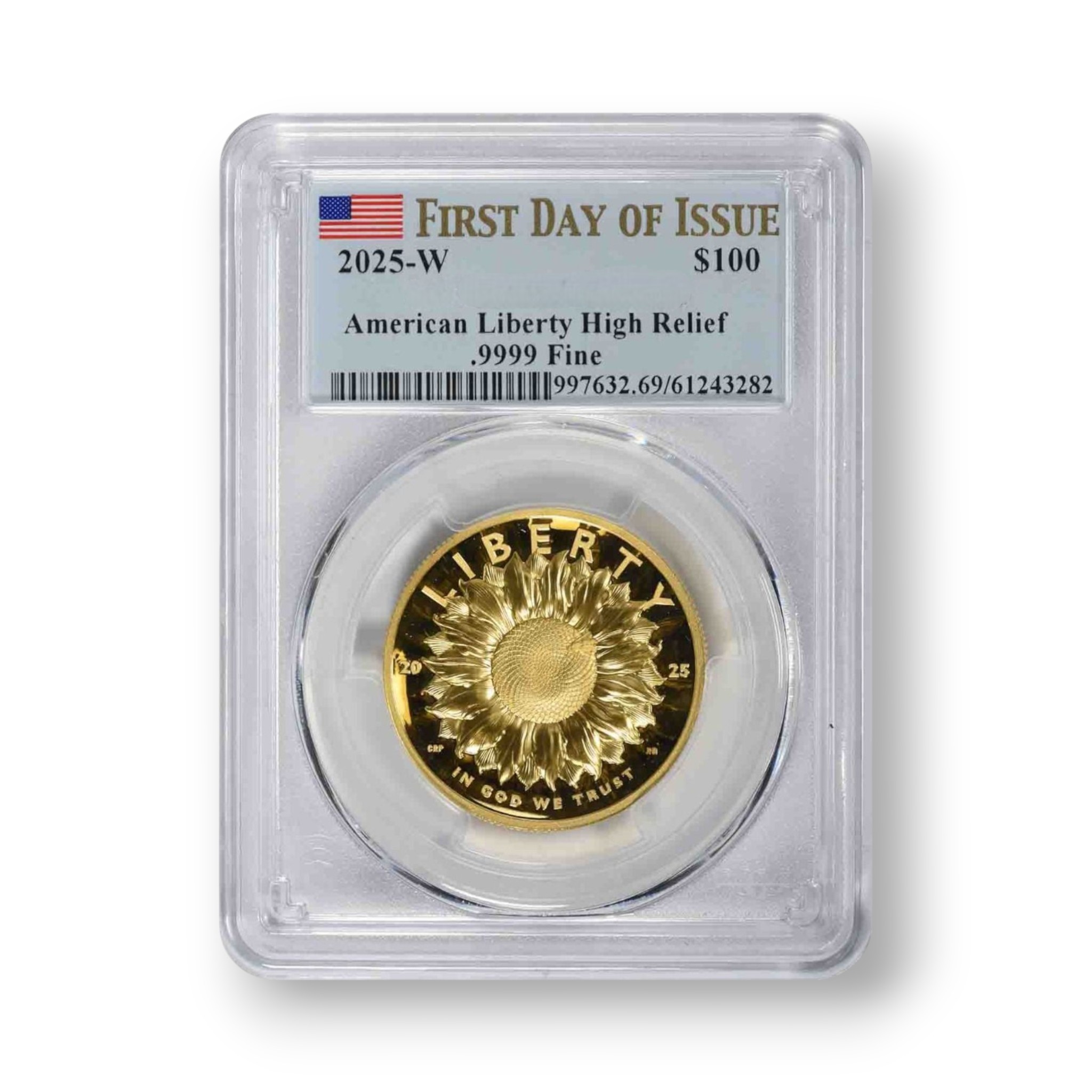 Buy American Liberty 2025 High Relief Gold Coin PCGS Certified | PURE